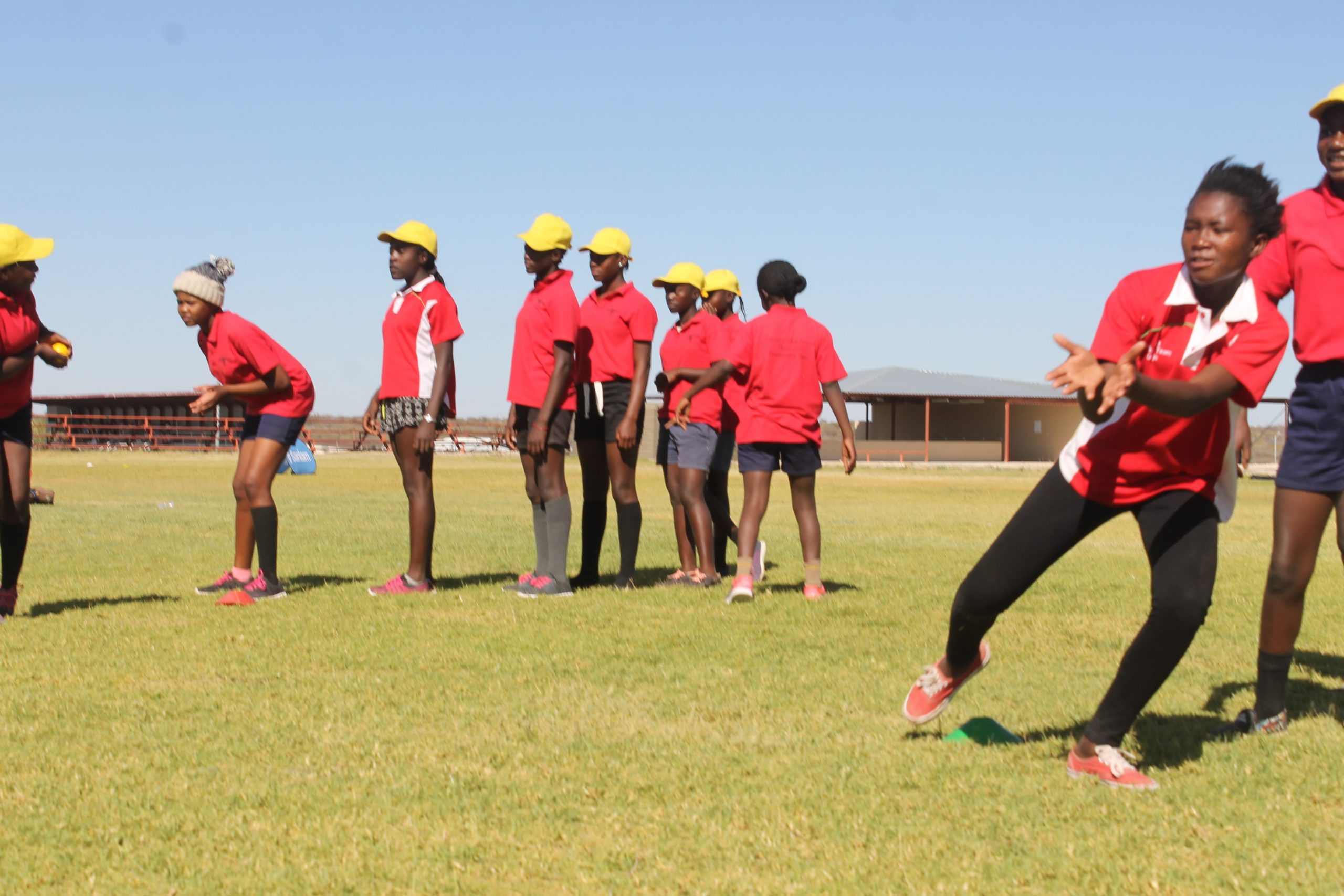 Outjo Girls team - Cricket Namibia