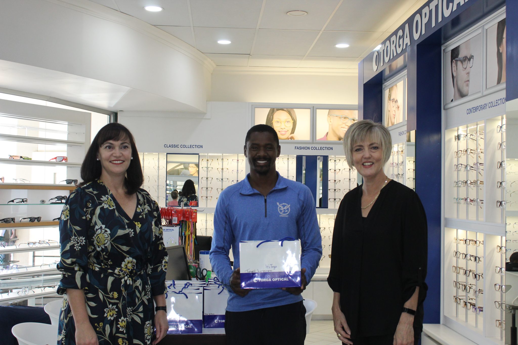 Torga Optical sponsor The Eagles Sunglasses before lockdown - Cricket ...