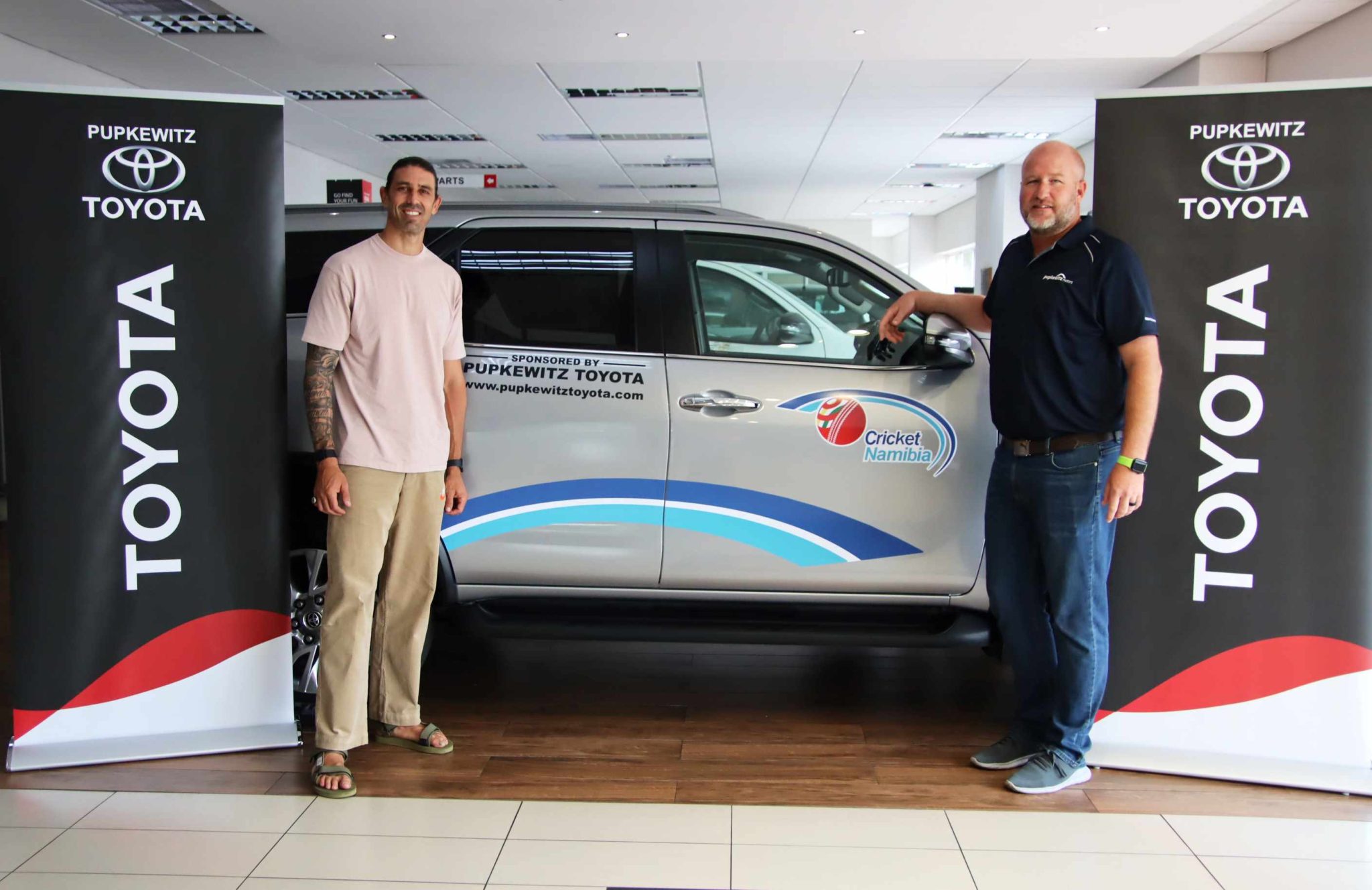 David Wiese Proudly Driven by Pupkewitz Toyota During T20 World Cup ...