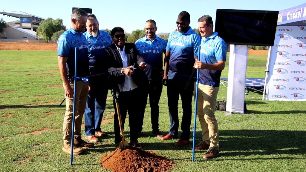 Groundbreaking of the International Cricket Stadium - Cricket Namibia